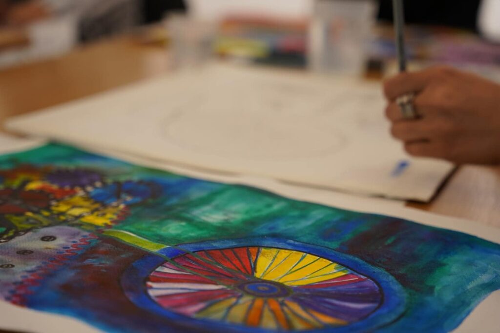 An interactive master class on abstract art by Pakistani visual artist ...
